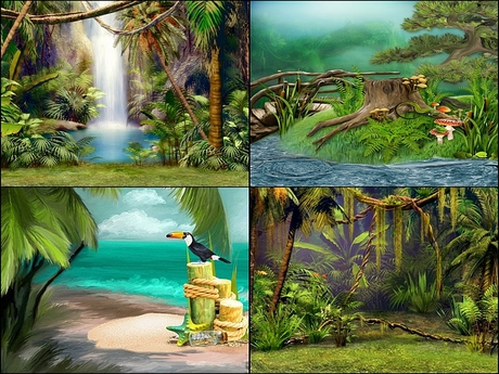 Second Life Marketplace - MONOMANIA - BackGrounds - Pack 39