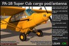 Second Life Marketplace - pa-18 super cub cargo pod (boxed)