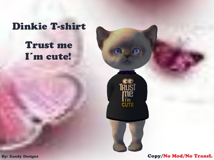 Second Life Marketplace - Trust me I´m cute T-shirt