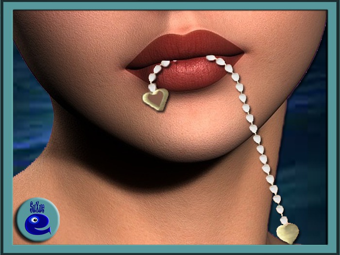 Second Life Marketplace - ! " Su Xue " Mouth Gold Pearl 2 Different ...