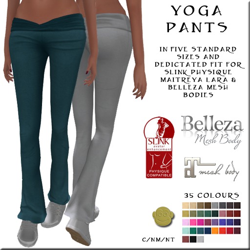 Second Life Marketplace - BM Yoga Pants