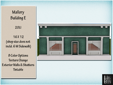 Second Life Marketplace - Has Been - Mallory Building Set - 7 Multi ...