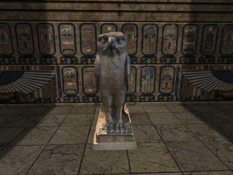 Second Life Marketplace - Horus Stone Statue Falcon - [BritishMuseum Serie]