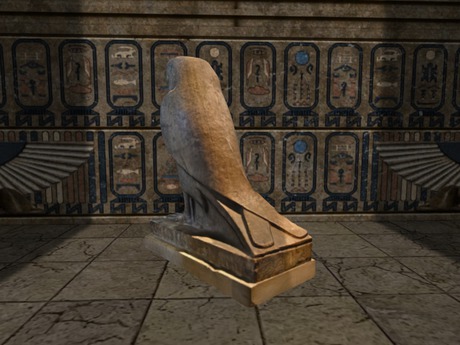 Second Life Marketplace - Horus Stone Statue Falcon - [BritishMuseum Serie]