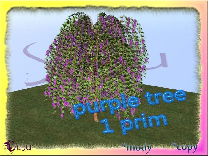 Second Life Marketplace - susu-purple garden tree-1prim-mody-copy