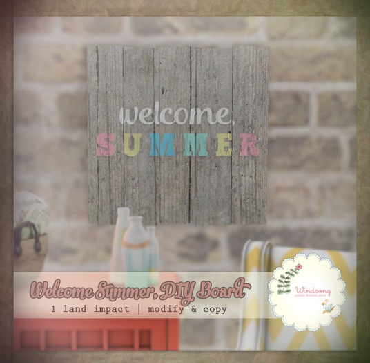 Second Life Marketplace - *windsong. { welcome summer plank decor }