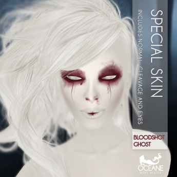 Second Life Marketplace - PROMO Oceane - Bloodshot Ghost skin ...