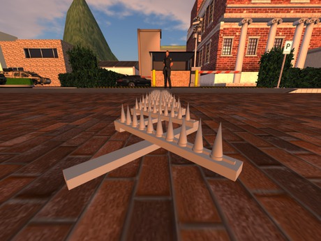 Second Life Marketplace - Spike Strip *Mesh* Police