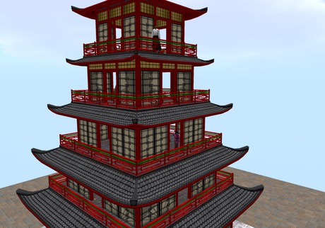 Second Life Marketplace - Japanese Temple / Pagoda