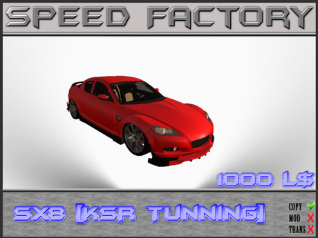 Second Life Marketplace - *Speed Factory* SX8 [KSR Tuning]
