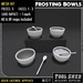 Second Life Marketplace - Tool Shed - Frosting Bowls Mesh Kit