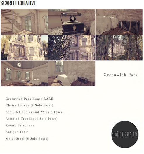 Second Life Marketplace - Scarlet Creative The Arcade Sep 15- Greenwich ...