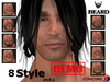 Second Life Marketplace - ::::CONCORD:::: BEARD Facial Hair Black [PACK ...