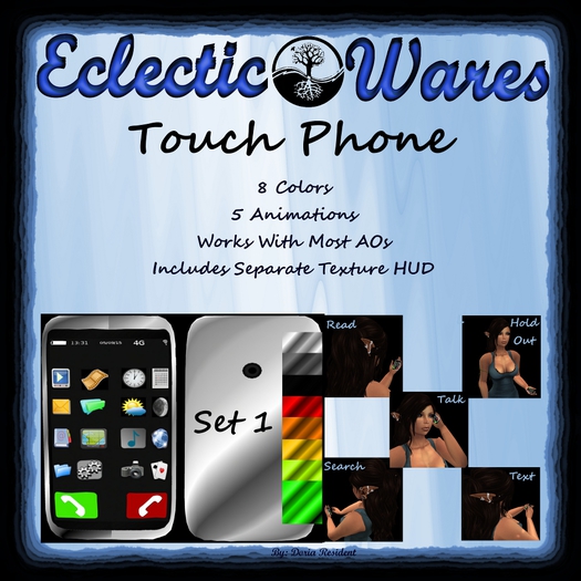 Second Life Marketplace - Touch Phone ~ Set 1