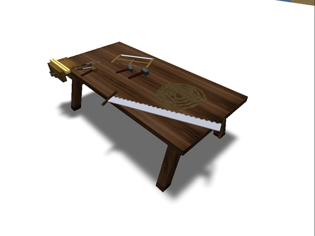 Second Life Marketplace - Medieval Shipyard, Ship, Tools