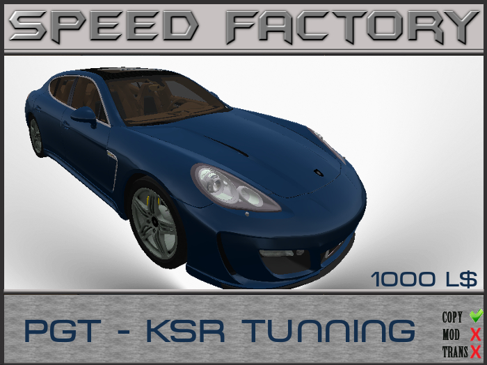 Second Life Marketplace - *Speed Factory* PGT - [KSR] Tunning