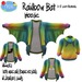 Second Life Marketplace - Mikanto - Rainbow Bat Hoodie Unisex
