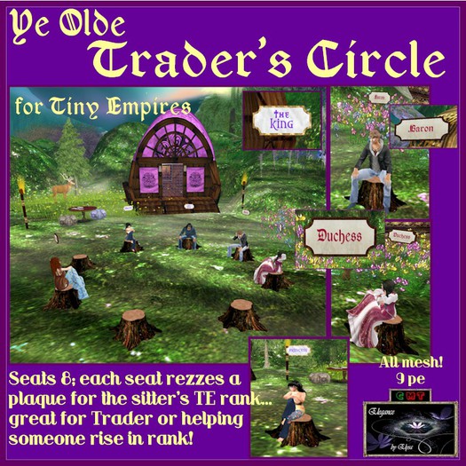 Second Life Marketplace - *EbE* Ye Olde Trader's Circle (for Tiny Empires) Second Life Marketplace - *EbE* Ye Olde Trader's Circle (for Tiny Empires)