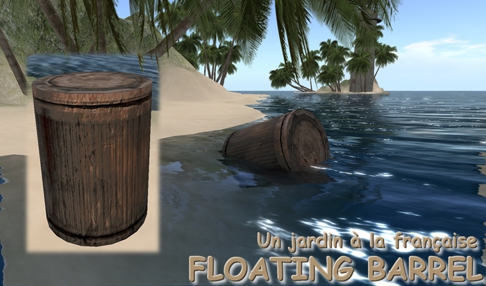 Second Life Marketplace - FLOATING BARREL 4 - waves sound - sea sound