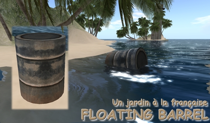 Second Life Marketplace - FLOATING BARREL 3 - waves sound - sea sound