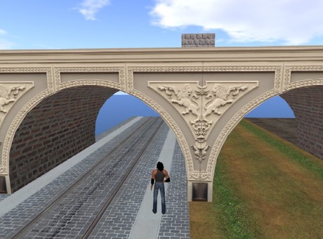 Second Life Marketplace - Ornamental Medieval or Baroque Arch Bridge ...