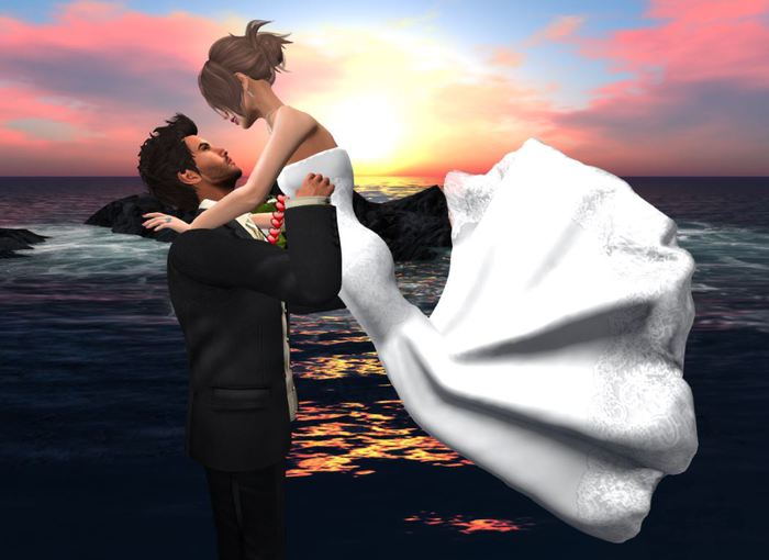 Second Life Marketplace - .:Picture Perfect:. Couples Pose - Up Up and Away