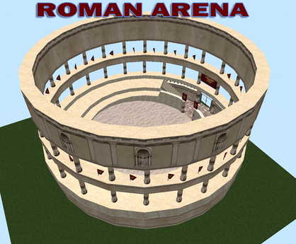 Second Life Marketplace - ROMAN ARENA (189 PRIMS )