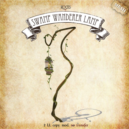 Second Life Marketplace - [noctis] swamp wanderers floor lamp