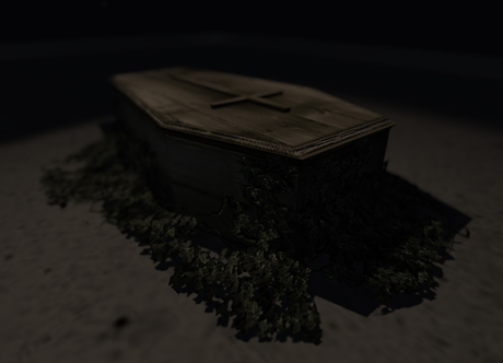 Second Life Marketplace - Animated Mesh Demon Greeter Coffin