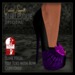 Second Life Marketplace - CB~Burlesque Spider Purple Slink High Peep Toes