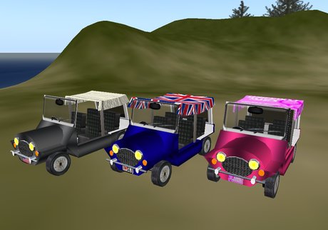 Second Life Marketplace - Bright Chica - Car inspired by "Mini Moke ...