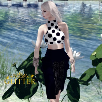 Second Life Marketplace - *GLITTER* LINDA MESH OUTFIT TEXTURE HUD 5 COLORS
