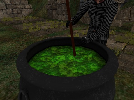 Second Life Marketplace - Witches Cauldron (with ladle dispencer)