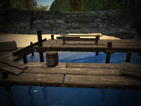 Second Life Marketplace - Large medieval Dock & Pier
