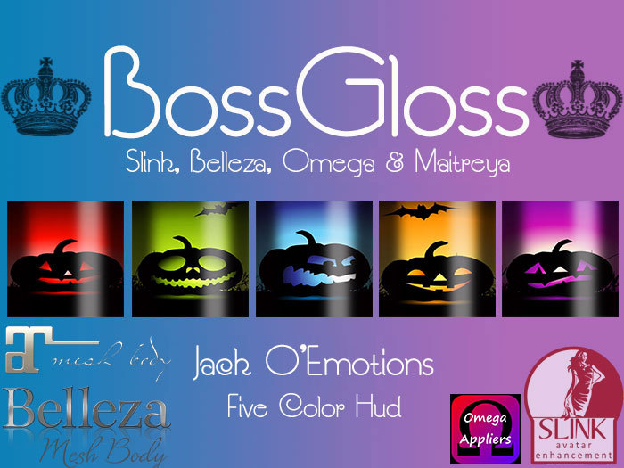 Second Life Marketplace - Boss Gloss Jack O'Emotion Nails