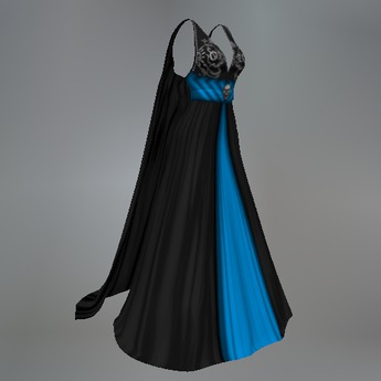 Second Life Marketplace - Blue Vampire Mesh Dress
