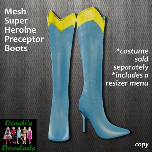 Second Life Marketplace - Dondi's Doodads Mesh Super Heroine Preceptor ...