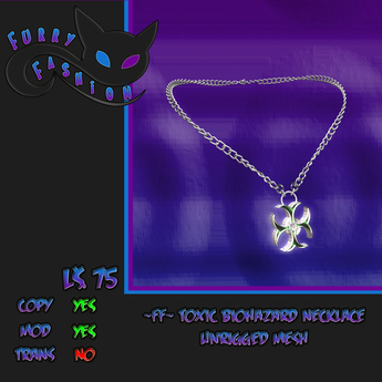 Second Life Marketplace - ~FF~ Toxic Biohazard Necklace