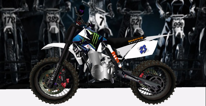 Second Life Marketplace - YFZ 250 Motocross Bike 2016 Model