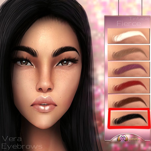 Second Life Marketplace - ::Modish:: Vera Fierce Eyebrows {Black}