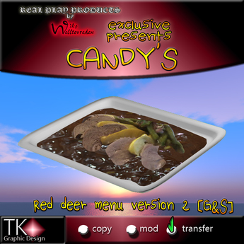 Second Life Marketplace - CANDYs * Red deer menu version 2 - Exclusive ...