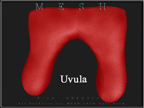 Second Life Marketplace - T-3D Creations [ Uvula ] Micro and Regular ...