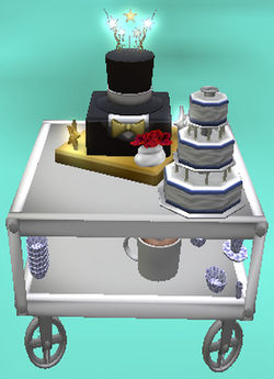 Second Life Marketplace - Madame Gourmand Cake Trolley