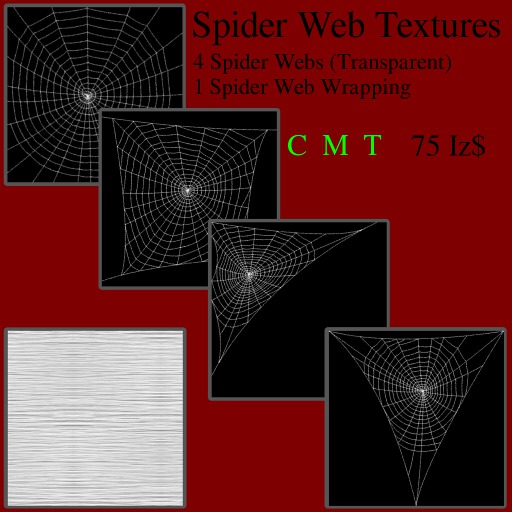 Second Life Marketplace - Spider Web Textures
