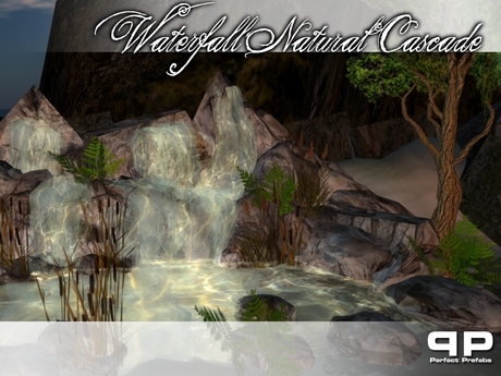 Second Life Marketplace - Waterfall Natural Cascade