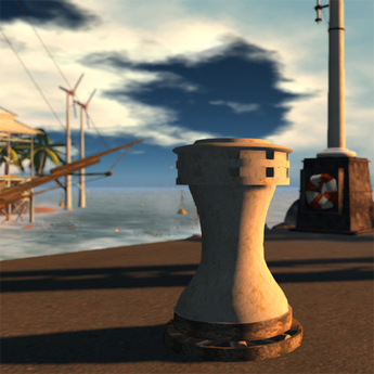 Second Life Marketplace - Display Capstan (mesh) - sea/seaside/harbour ...