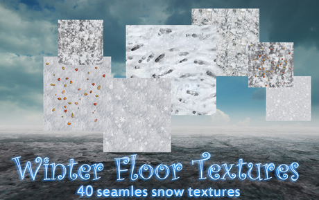 Second Life Marketplace - Boudoir Garden -Winter Floor Textures