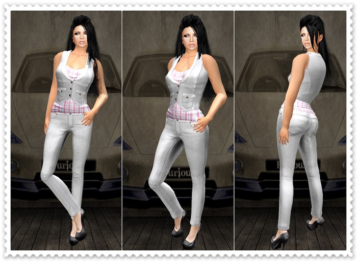 Second Life Marketplace - Mesh Samira Outfit Pink