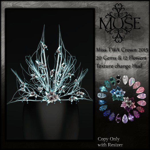 Second Life Marketplace - [MUSE] Miss TWA Crown 2015 - Slialium - Cools ...