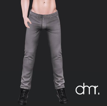 Second Life Marketplace - [DR] Pants Male bell mouth Grey BS ::Mesh::